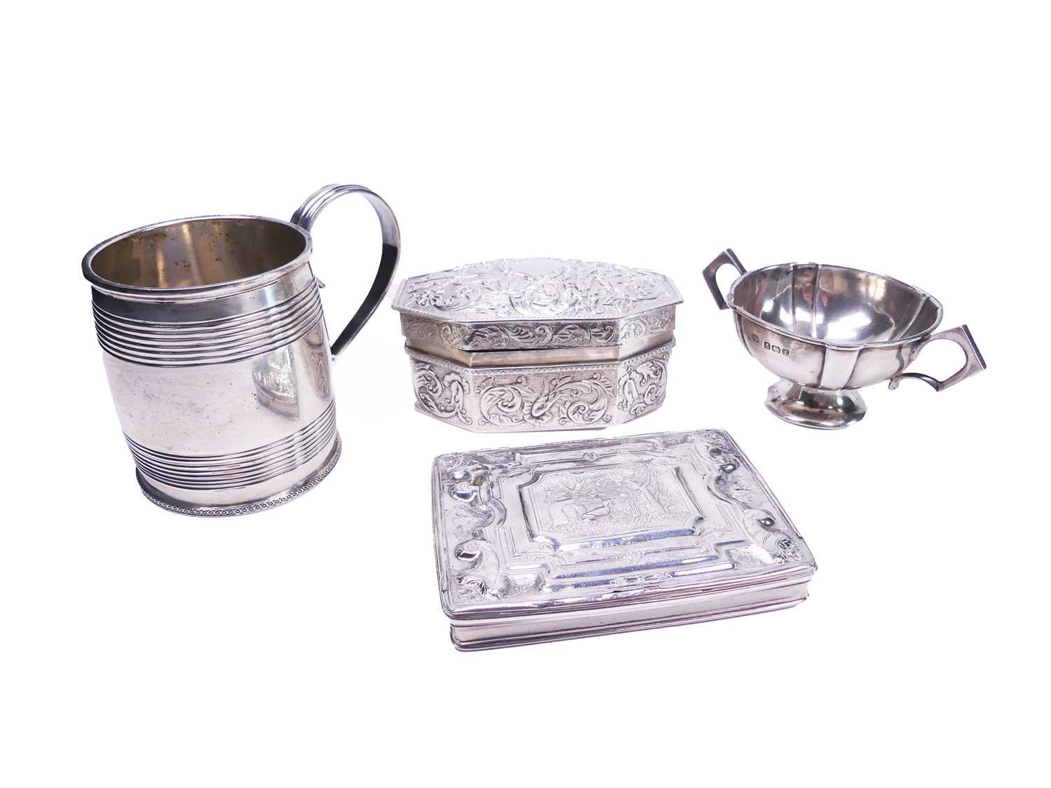 Lot 452 - Six Sterling Silver items.