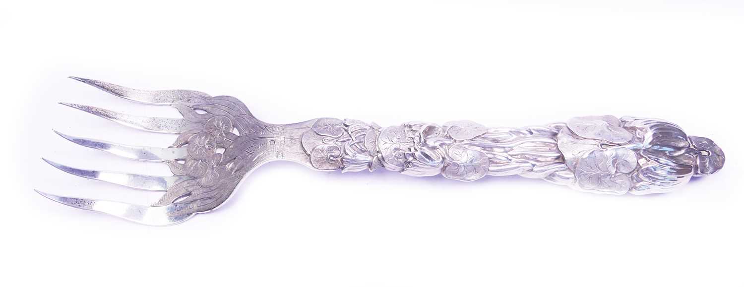 Lot 337 - Silver Fish Fork.