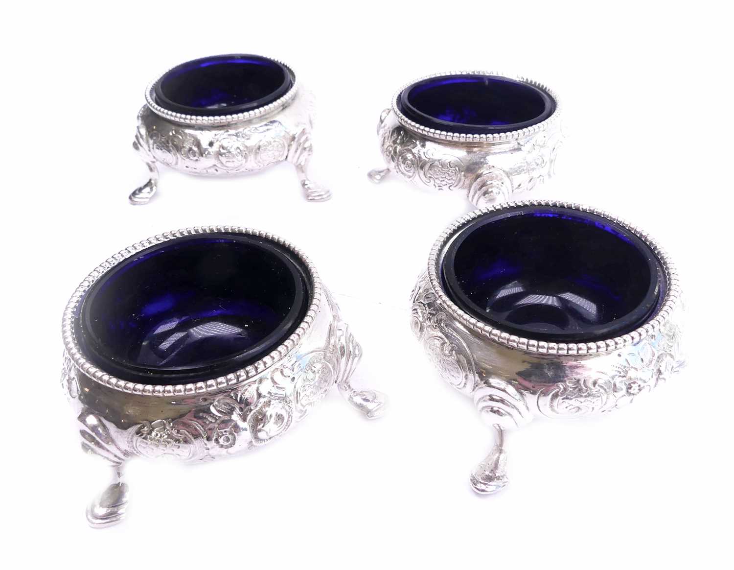 Lot 300 - Sterling Silver Victorian Salt Dishes.