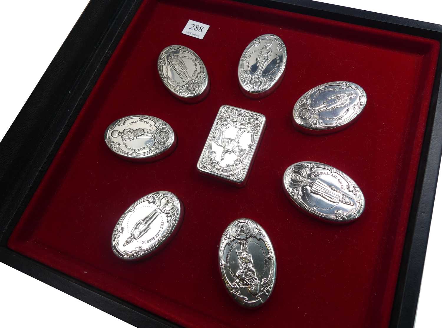 Lot 288 - Silver Boxes.