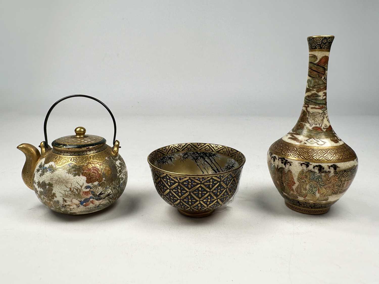 Lot 20 - 3 x Japanese Miniatures.