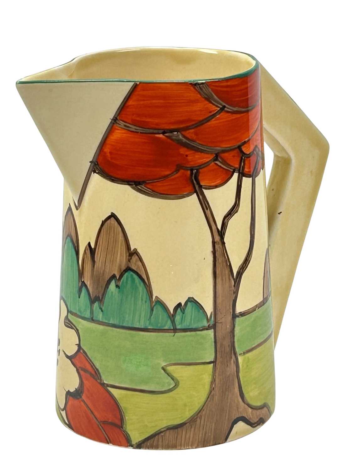 Lot 162 - Clarice Cliff Conical Jug.
