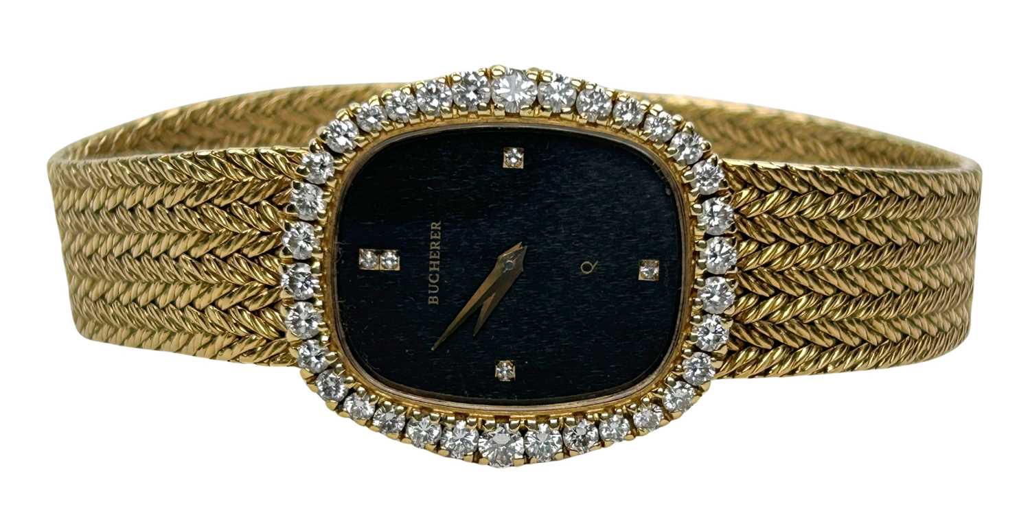Lot 353 - Ladies Bucherer Gold Watch.