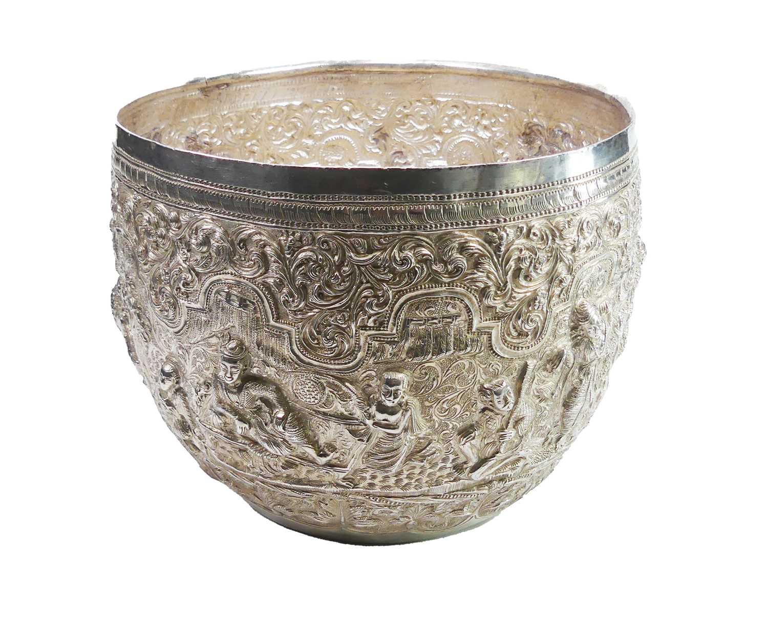 Lot 472 - Large Silver Bowl.