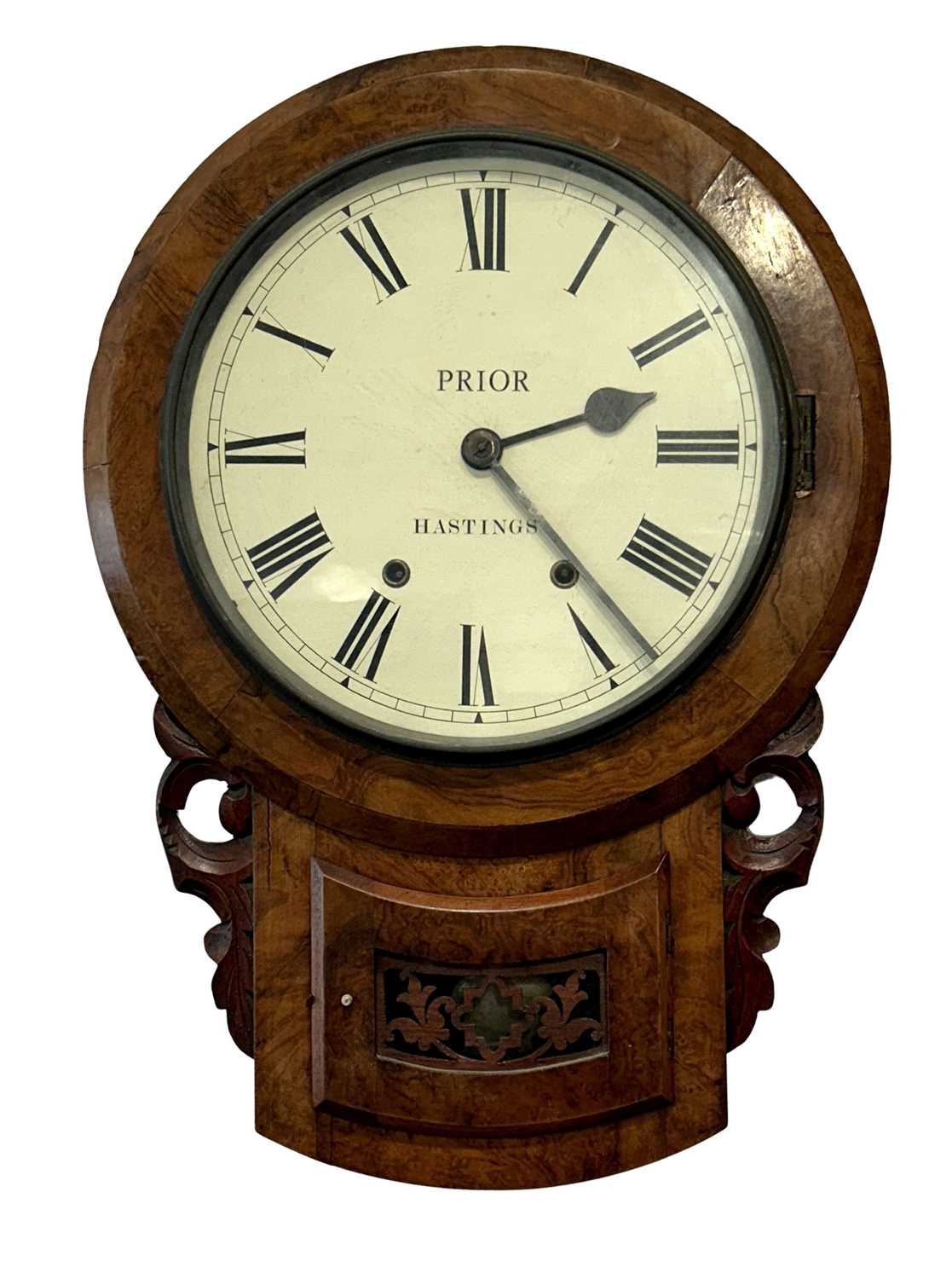 Lot 195 - Round Hastings (Prior) Wall Clock.