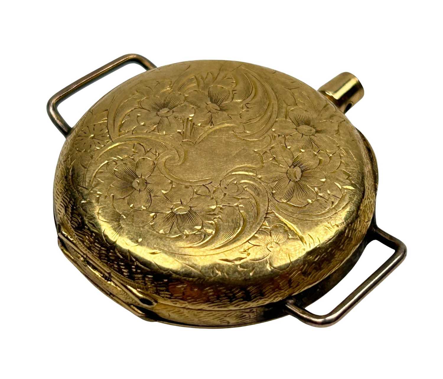 Lot 167 - Yellow Gold Watch Case.